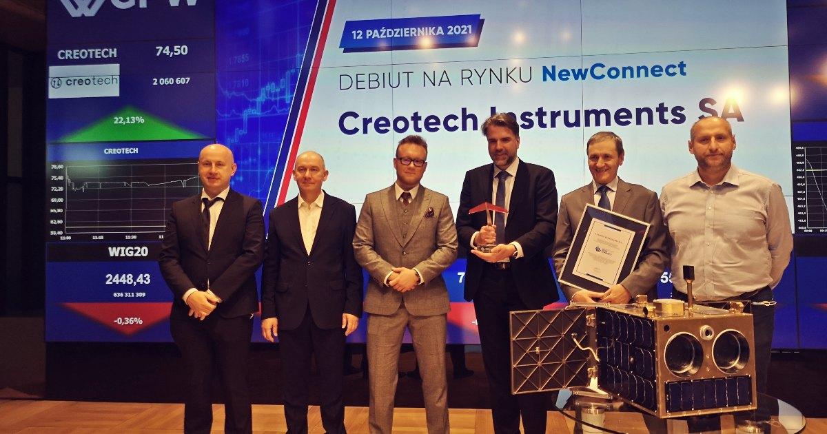 Creotech Instruments kontynuuje ekspansję zagraniczną; rynek satelitów wciąż rośnie (wywiad)